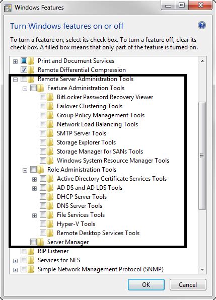 install and configure hyper v tools for remote administration