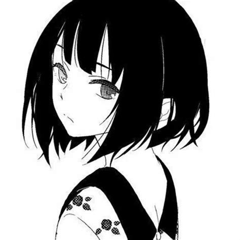 Anime Girl With Short Black Hair And Bangs Anime Girl Short Hair