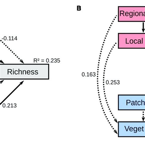 Structural Equation Models Examining The Direct And Indirect Effects