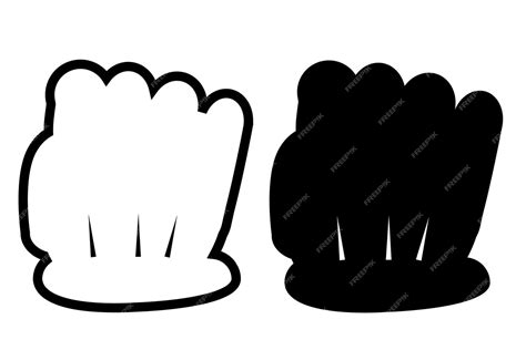 Premium Vector Simple Set 2 Vector Doodle Punch Or Fisting Hand