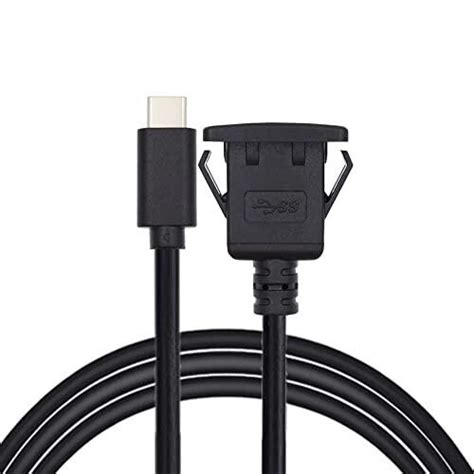 Nfhk 防水 防塵 Usb C Type C Usb 3 1 10gbps 延長フラッシュカーラッチマウント延長ケーブル ダッシュボ