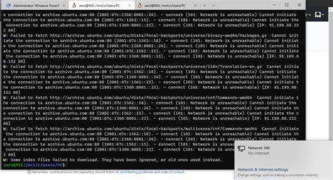 wsl2 causing my internet to not work and internet is too slow · issue