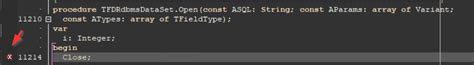 delphi can i set breakpoints and debug firedac source code stack