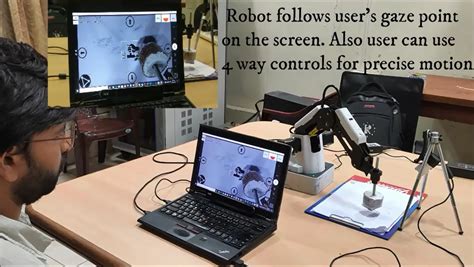 success for robotic arm controlled by eye gaze gates cambridge