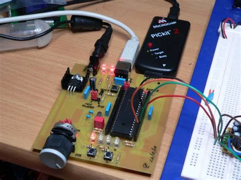 usb development board for pic18f4550 embedded lab