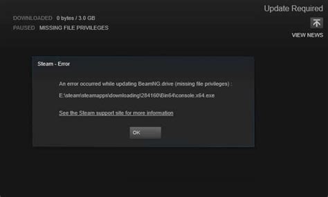 4 ways to fix missing file privileges steam error on windows 10
