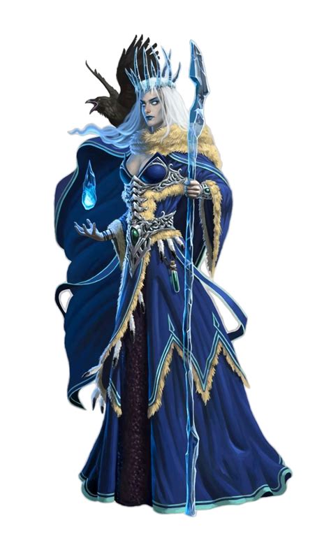 Female Human Jadwiga Witch Elvanna Still Pathfinder Pfrpg Dnd Dandd