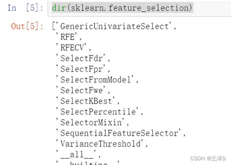 python——机器学习：sklearn特征选择feature selection sklearn feature selection csdn博客