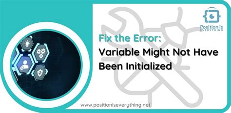 variable might not have been initialized grab the quick fix position