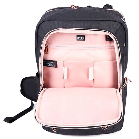 Customer Reviews Swissdigital Design Katy Rose Backpack Black And Rose