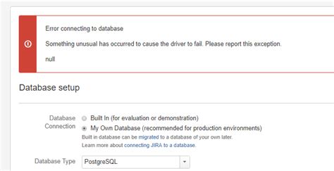 error connecting to database using class org postgresql