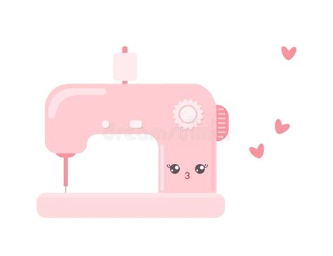 Kawaii Sewing Machine Stock Illustrations 6 Kawaii Sewing Machine
