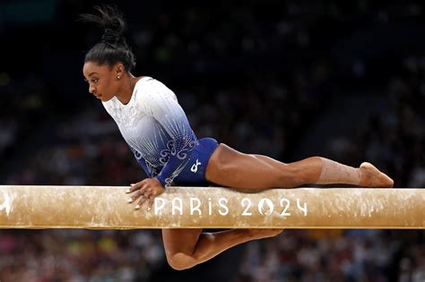 Simone Biles Suni Lee Fall In Balance Beam Finals At 2024 Olympics