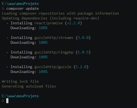 php problemas em configurar composer com xampp em ambiente windows