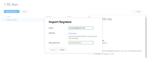 ssl keys youtrack server