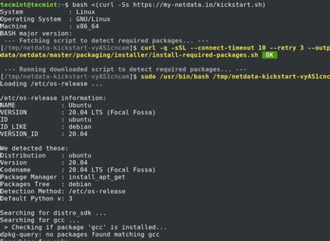 how to monitor ubuntu performance using netdata
