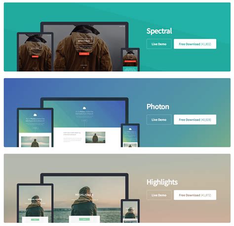 موقع القليل من يعرفه من العرب لتحميل قوالب جاهزة بلغة Html 5 و Css 3