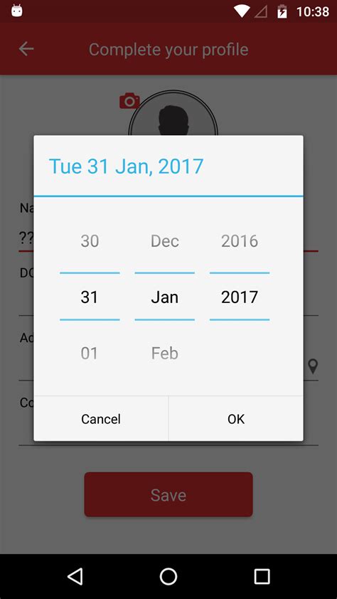 convert date picker dialog calendar view into spinner mode android