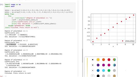5 3 numerical differentiation example using least squares polynomial