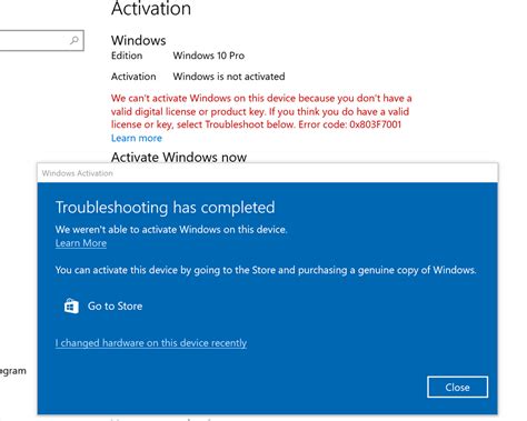 windows 10 deactivated itself and won t reactivate microsoft community