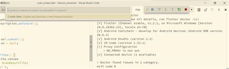 device not showing up in vscode but detected in flutter · issue 1634