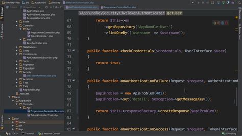 graceful errors for an invalid jwt symfony restful api