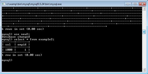 [mysql tutorial 4] selecting database and table durofy