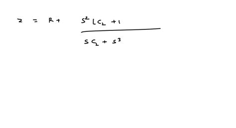solved determine the driving point impedance at the input terminals of
