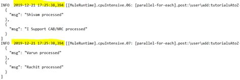 parallel for each in mule 4 tutorials a to z