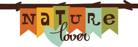 Nature Lover Svg Scrapbook Title Nature Svg File For Scrapbooking