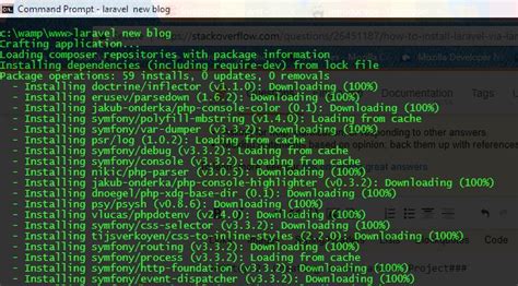 how to install laravel via laravel installer on windows stack overflow
