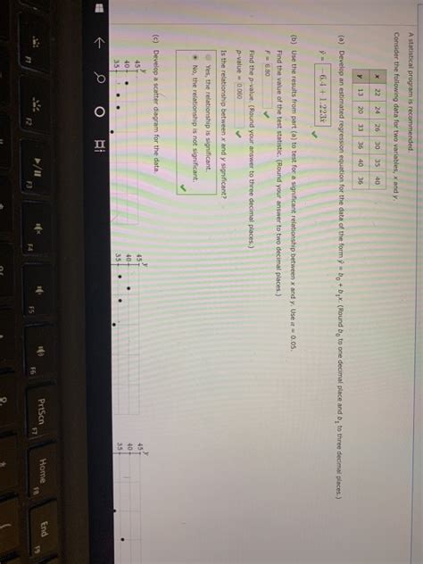 Solved A Statistical Program Is Recommended Consider The
