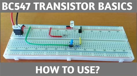 How To Use A Transistor Bc547 As Switch Electronic Basics 3 Youtube