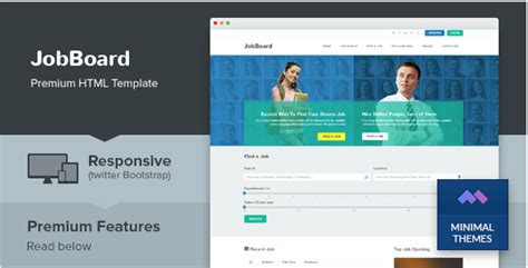 20 best job board html website templates 2020