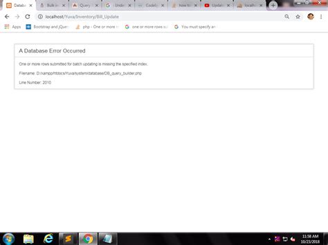 php how to update the already inserted data table format in a