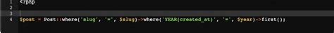 how to passing mysql functions to eloquent orm query debug to