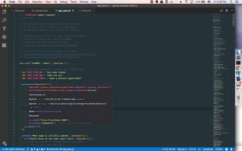 cannot pick up typings for cypress with the typescript