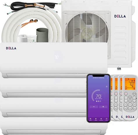 Della 36k Btu Odu Quad 4 Zone 9k 9k 9k 9k 19 Seer2 208