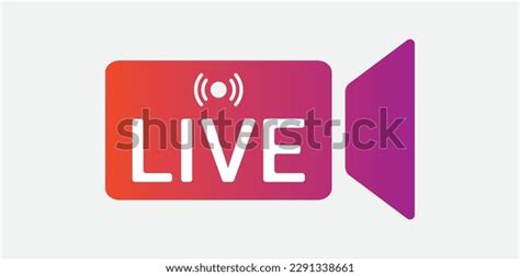 Live Streaming Icon Set Live Video Stock Vector Royalty Free