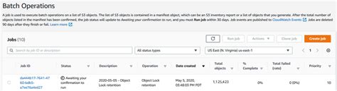 how to manage retention periods in bulk using amazon s3 batch