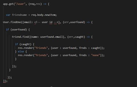 javascript how to send user data like id from post route to get route