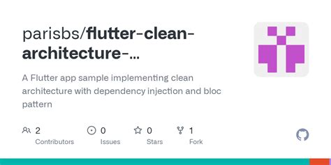 github parisbs flutter clean architecture dependency injection bloc
