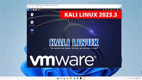 How To Install Kali Linux 2023 3 On Vmware Workstation Player Youtube