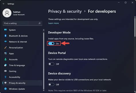 How To Enable Developer Mode In Windows 11 10