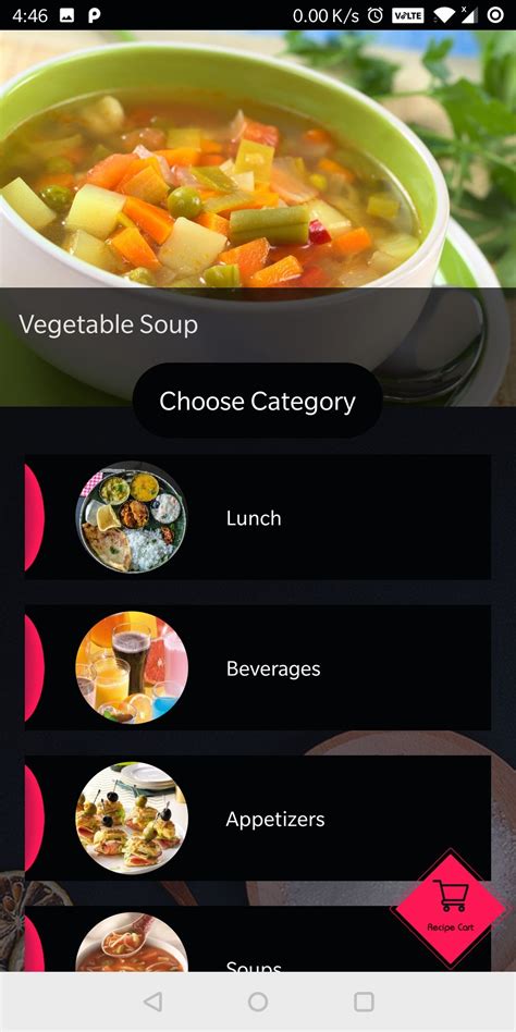my recipe android kotlin source code by lpktechnosoft