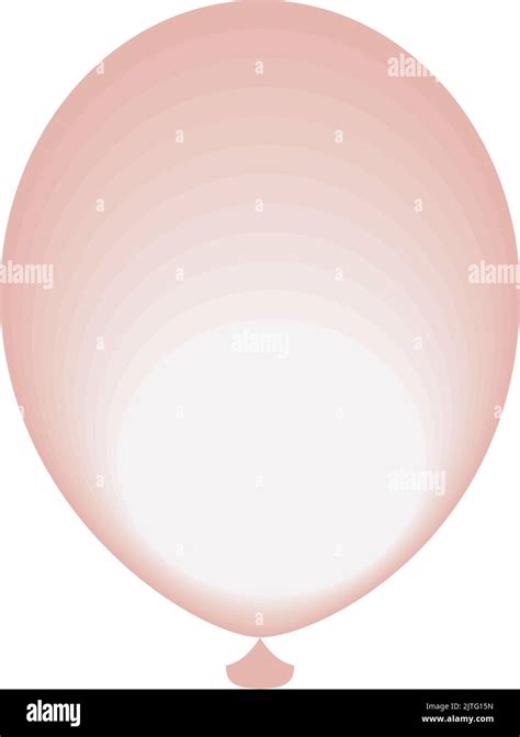 Light Pink Balloon Helium Floating Stock Vector Image And Art Alamy