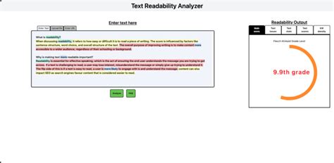 Text Readability Analyzer Originality Ai