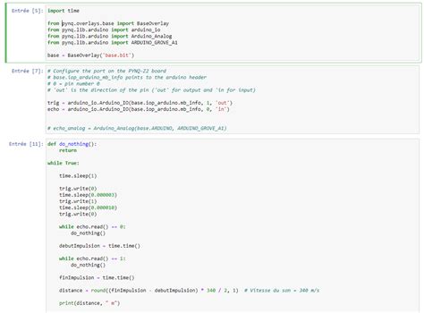 python pynq z2 arduino pins and hc sr04 stack overflow