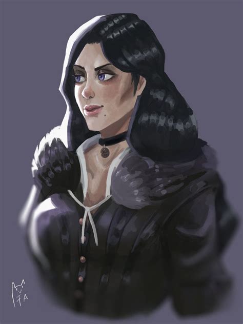 Yennefer Vengerberg Witcher 3 By Furutaart Yennefer Of Vengerberg Ciri