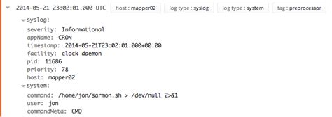 automated parsing log types loggly